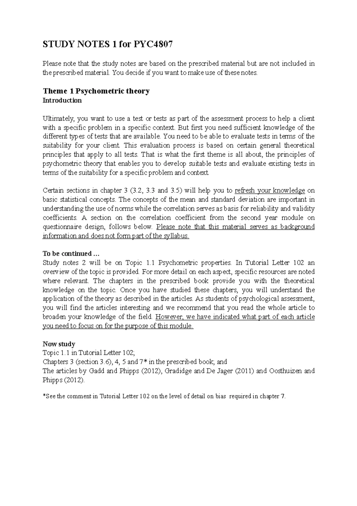 Odyssey Assessment Brochure: Entry into the World of Work - Studocu