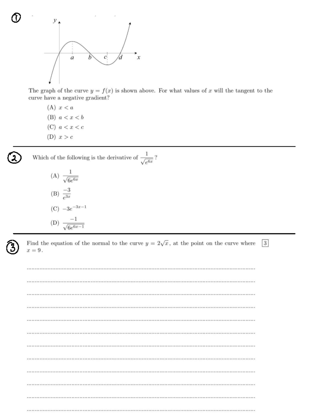 T4W2 Advanced Differentiation Questions - Aug 2025 - Studocu