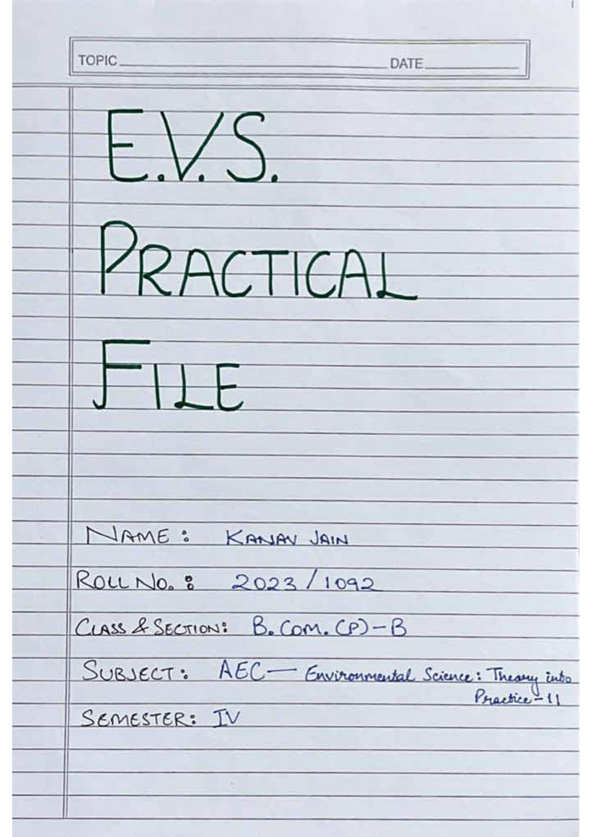 EVS Practical File: Analyzing Temperature Trends and Biodiversity (1092) - Studocu
