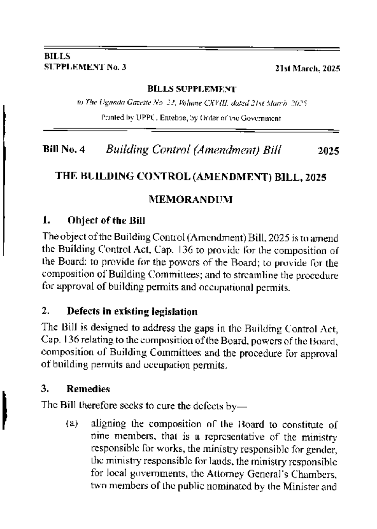 Building Control (Amendment) Bill No. 4, 2025: Key Provisions and ...