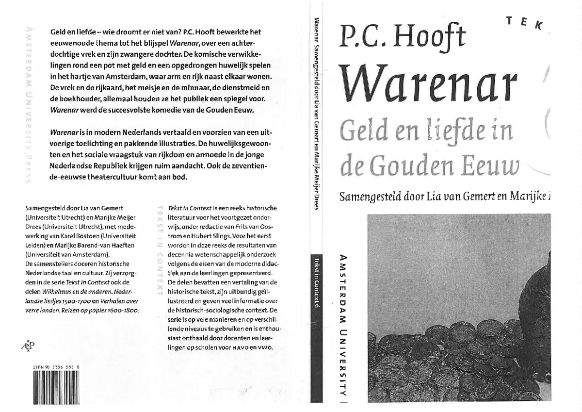 Warenar: Een Analyse van P.C. Hooft's Komedie en de Gouden Eeuw ...
