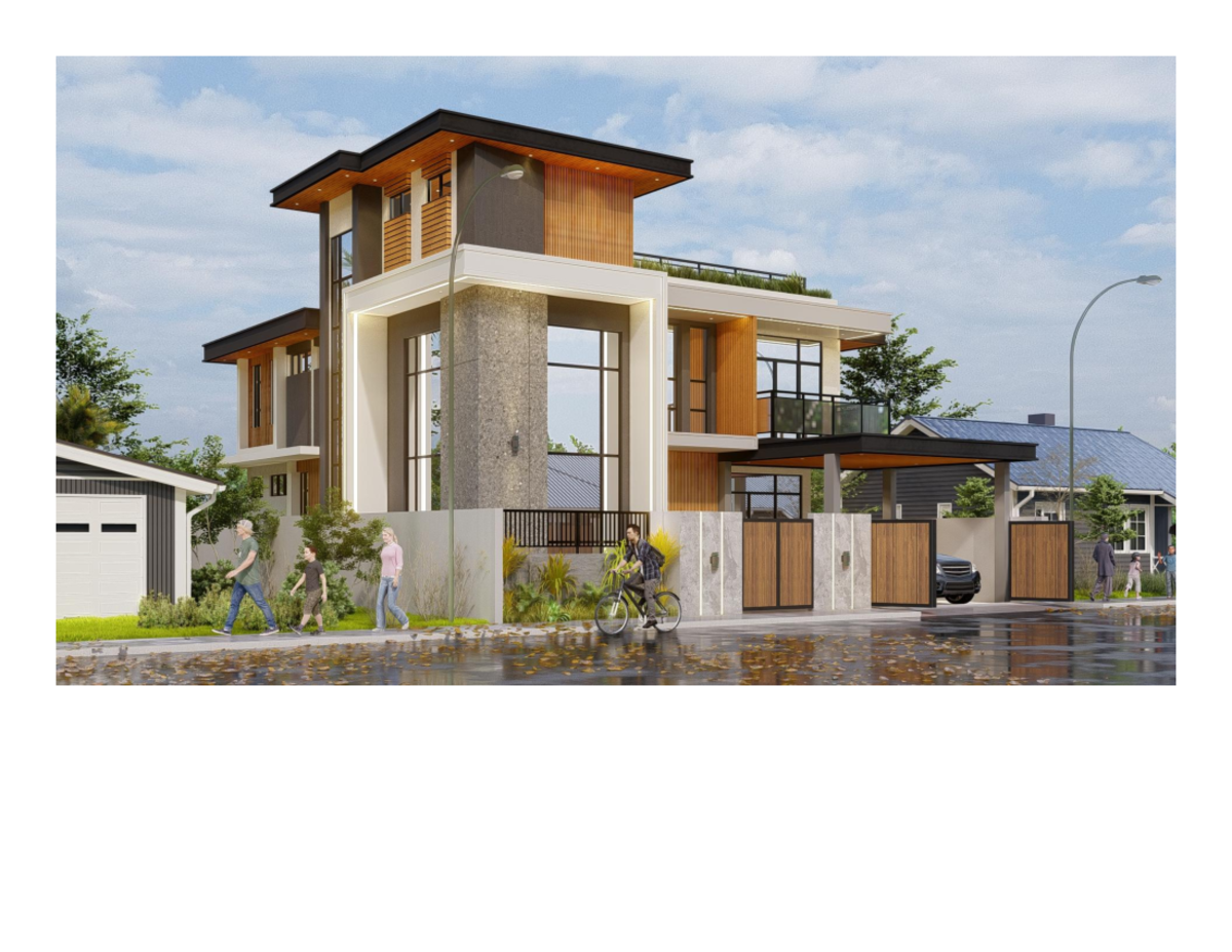 2 storey project render sample - Bs Architecture - Studocu