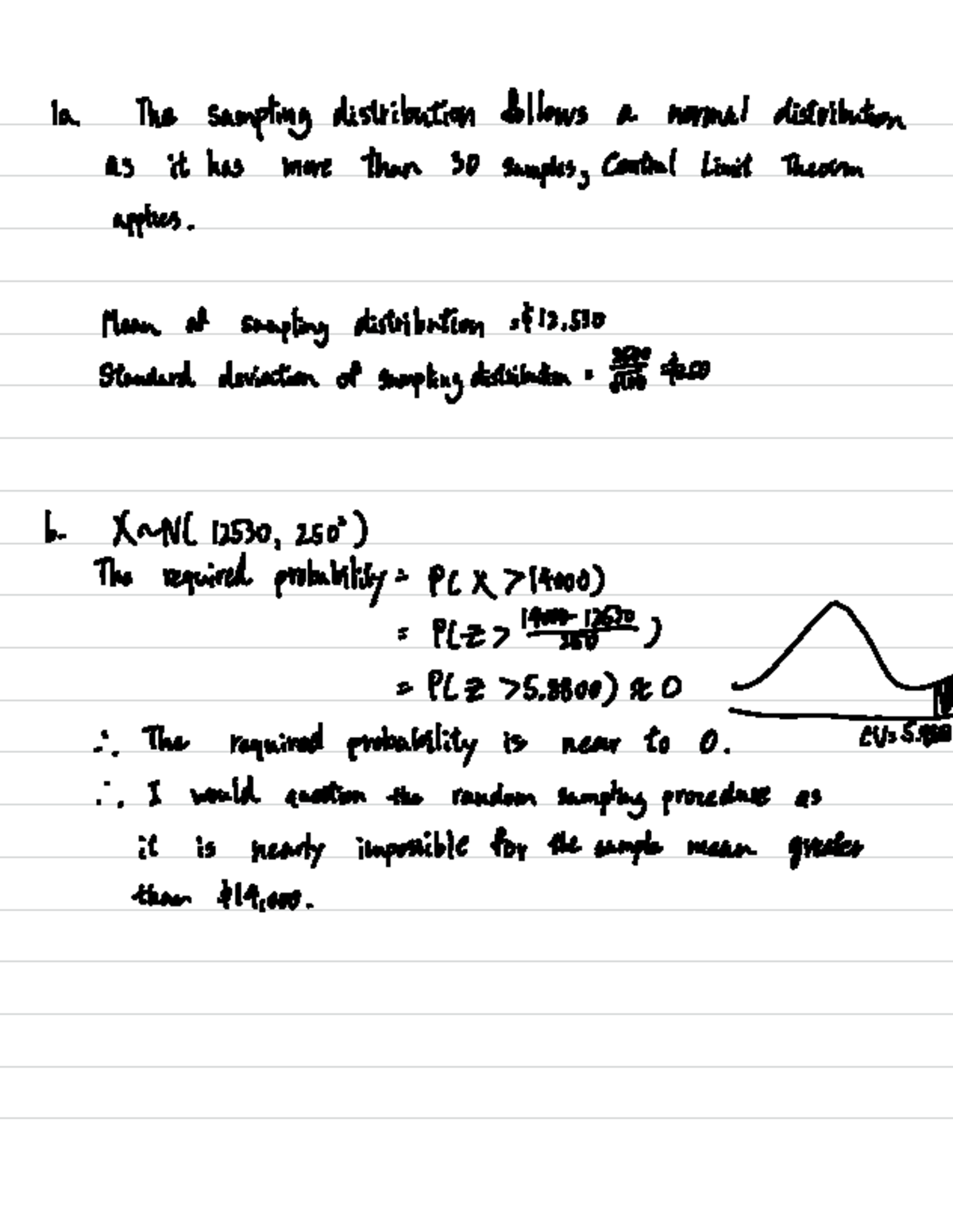 Sampling Distribution and Central Limit Theorem - Individual Assignment ...
