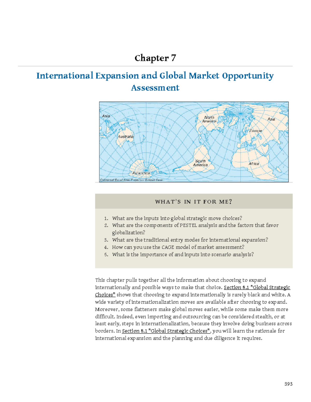 Chapter 7: International Expansion & Global Market Opportunity ...