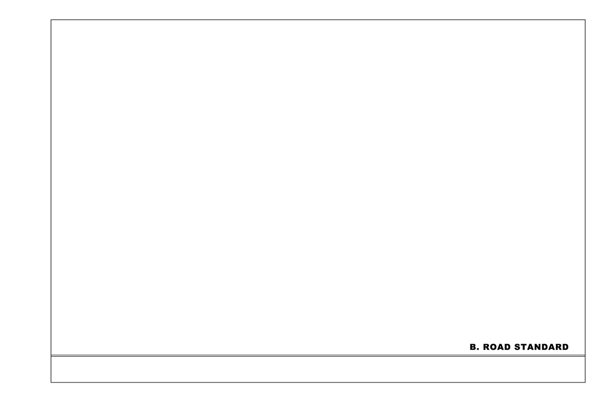 Typical Roadway Plan for Access Roads - DPWH Guidelines - Studocu