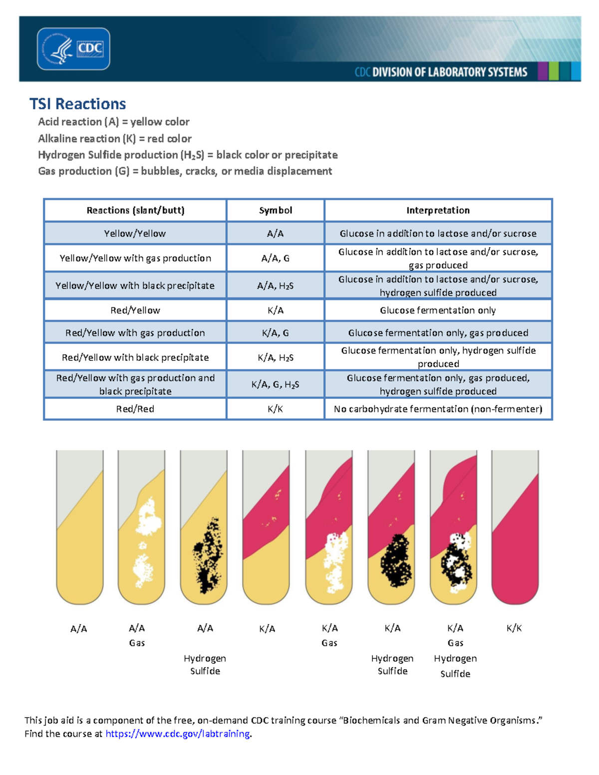 TSI Reactions ID Chart Branded 508 - This job aid is a component of the ...