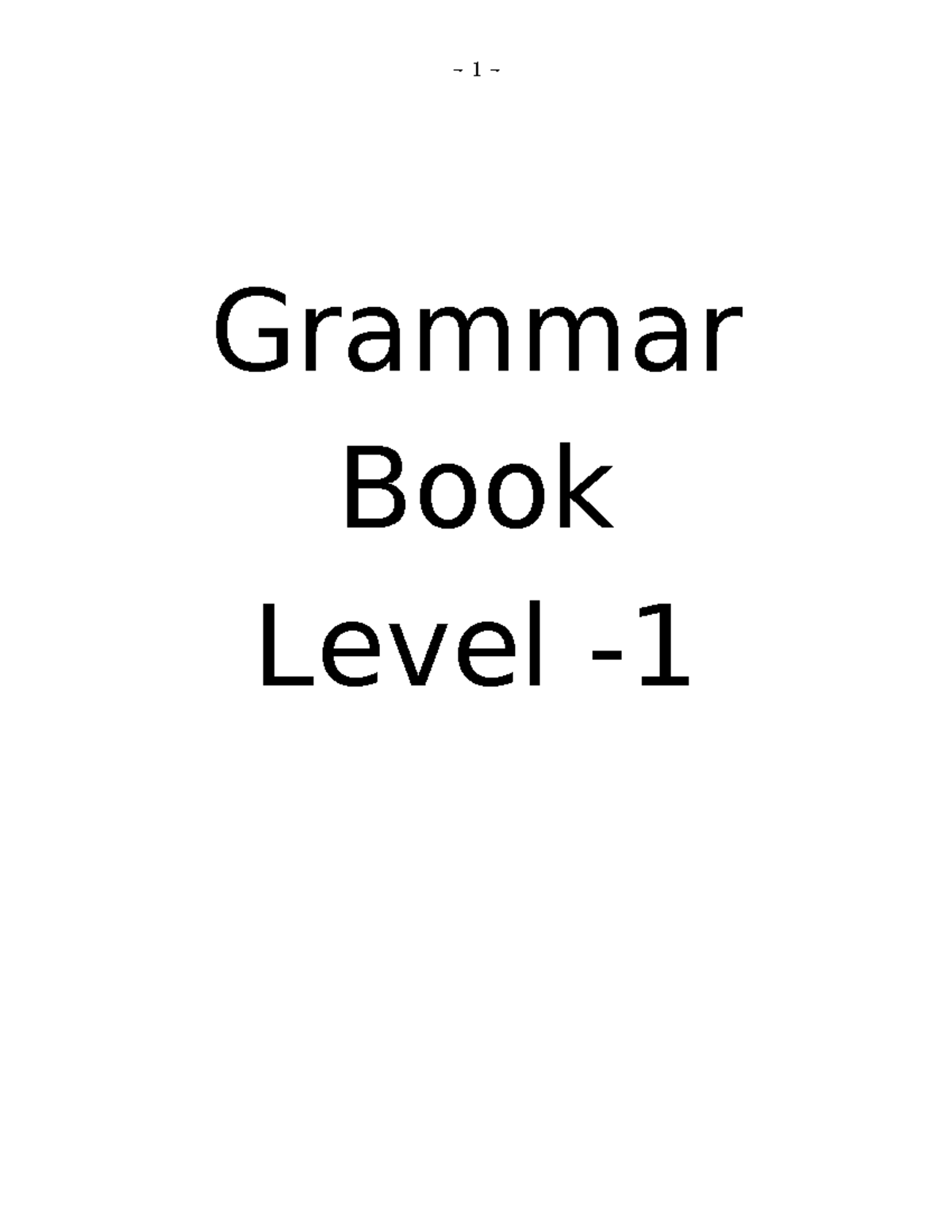 English Grammar Book Beginner 1: Comprehensive Guide to Tenses and ...