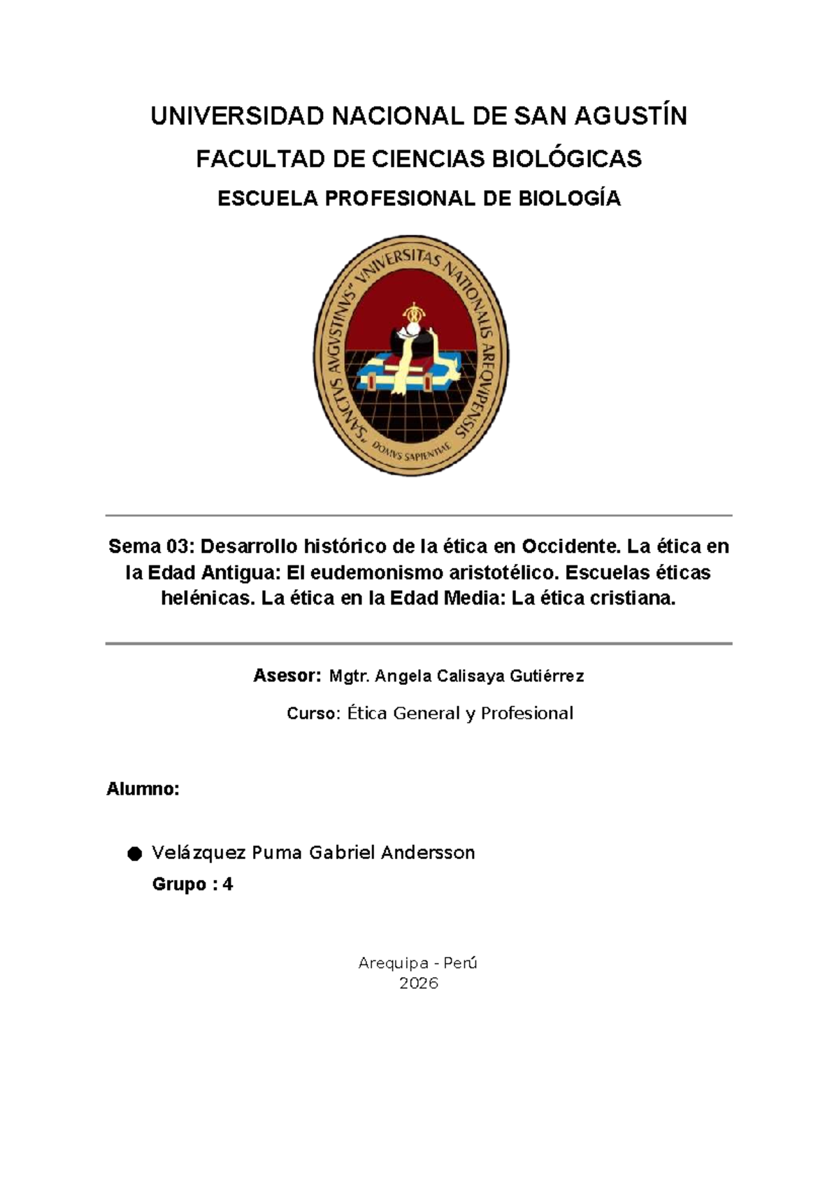 Ética General y Profesional: Desarrollo Histórico en Occidente ...