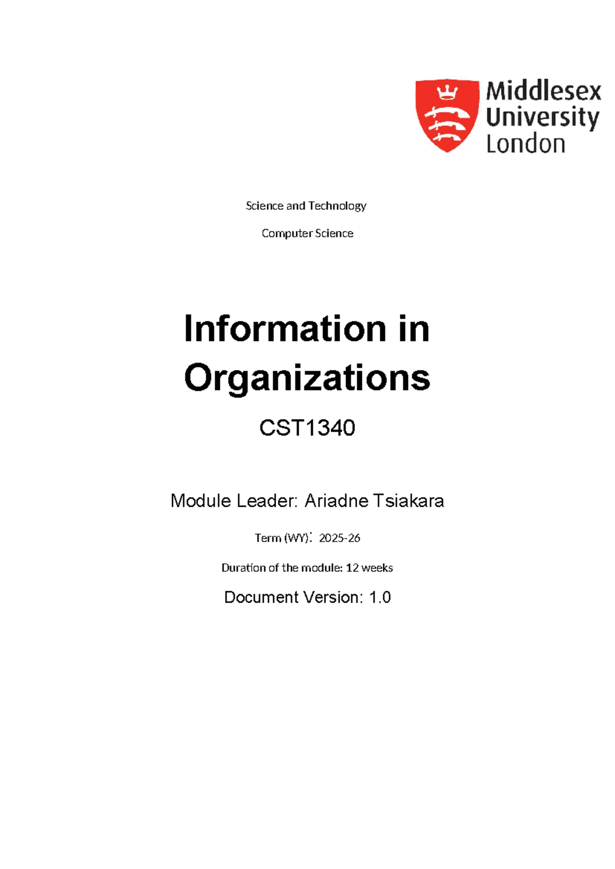 CST1340 Module Handbook: Database Systems Design & Implementation - Studocu
