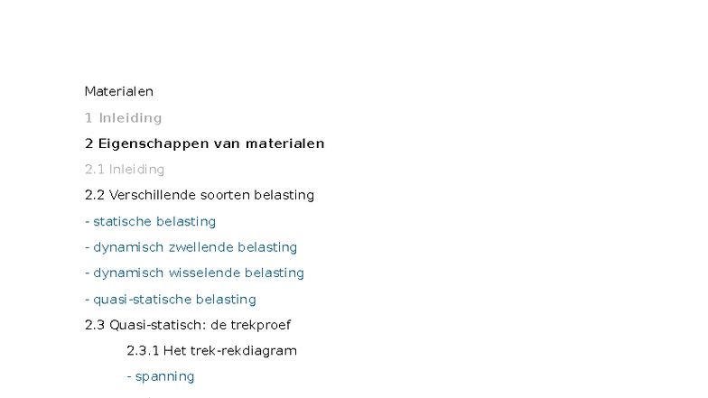Materialen 1: Eigenschappen en Toepassingen van Materialen - Studocu