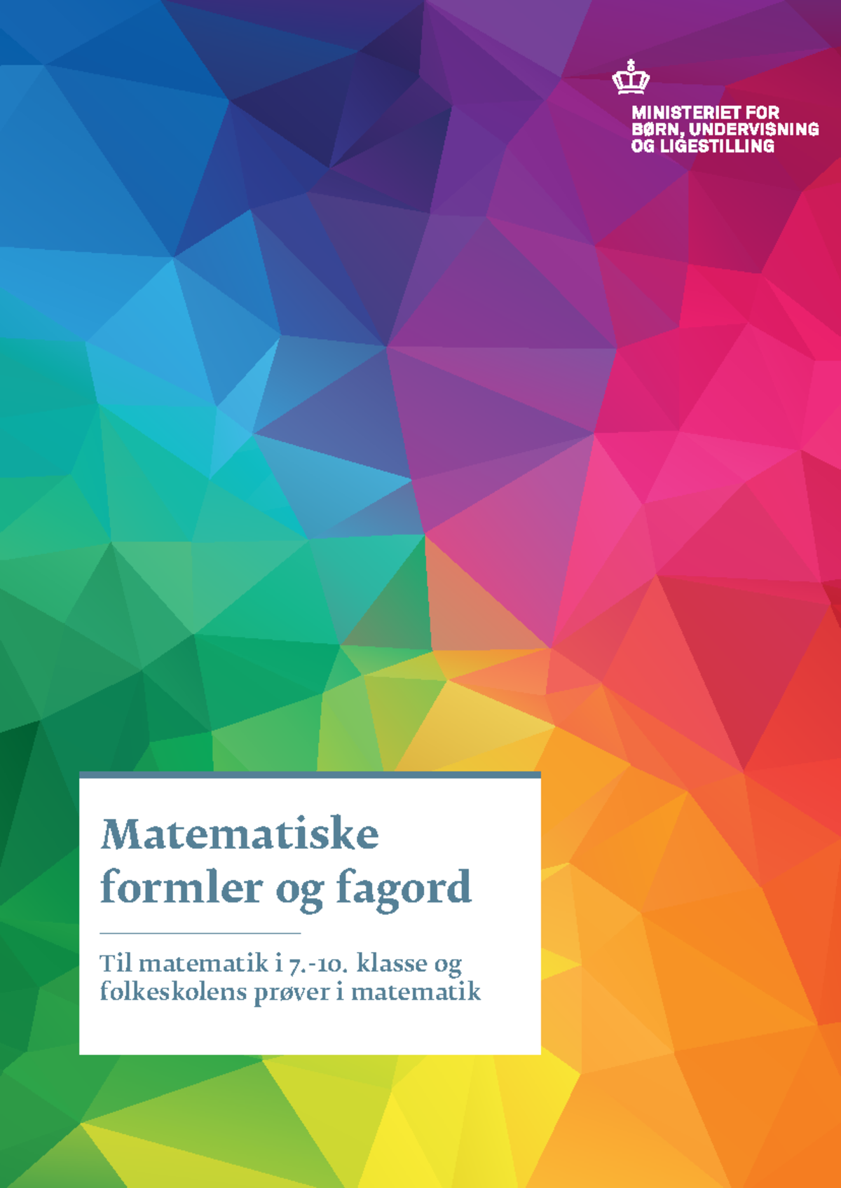 Matematiske formler og fagord til matematik i klasse og folkeskolens ...