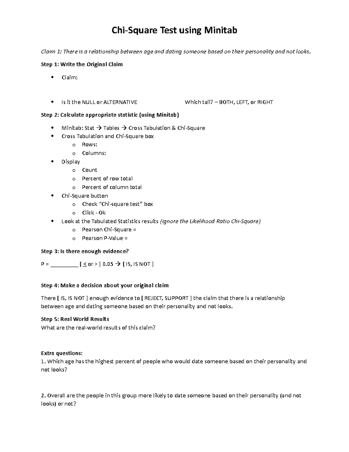 Basic Methods to Compare Data in Minitab - Basic Methods of Comparing Data in Minitab The ...