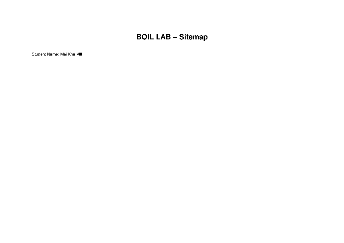 BOIL LAB Sitemap: Interactive Hotpot Tteokbokki Bar Overview - Studocu