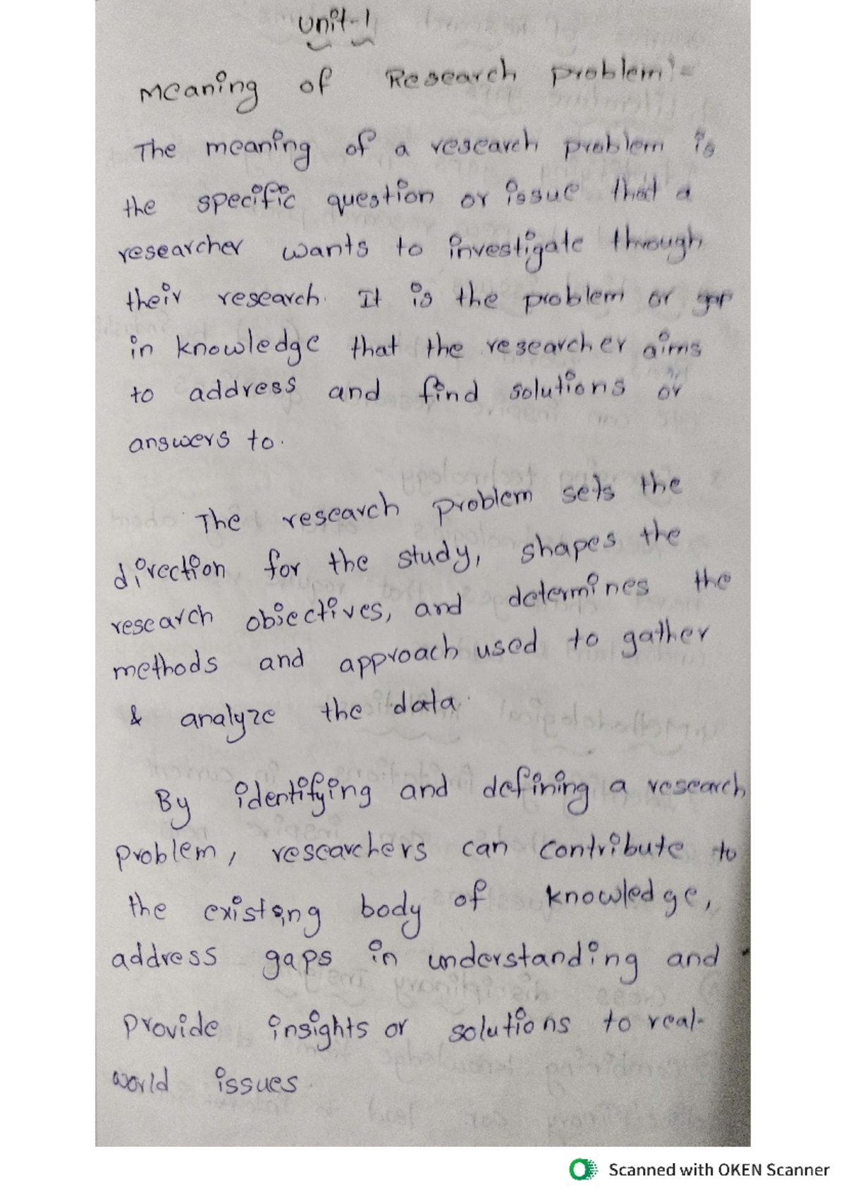 Overview of Research Problems in IPR - Mtech IPR Unit 1 - Studocu
