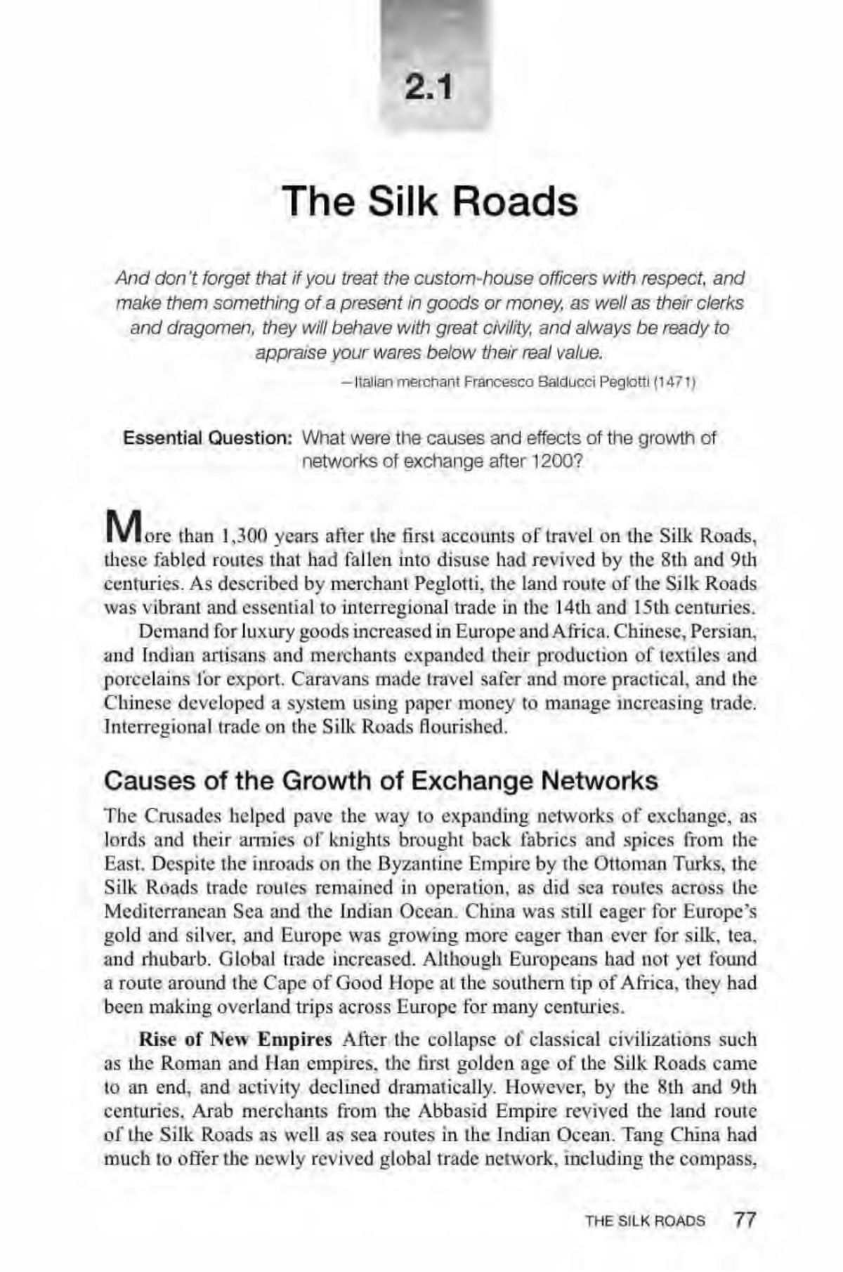 Cultural and Economic Exchanges Along the Indian Ocean (c. 1200-1450 ...