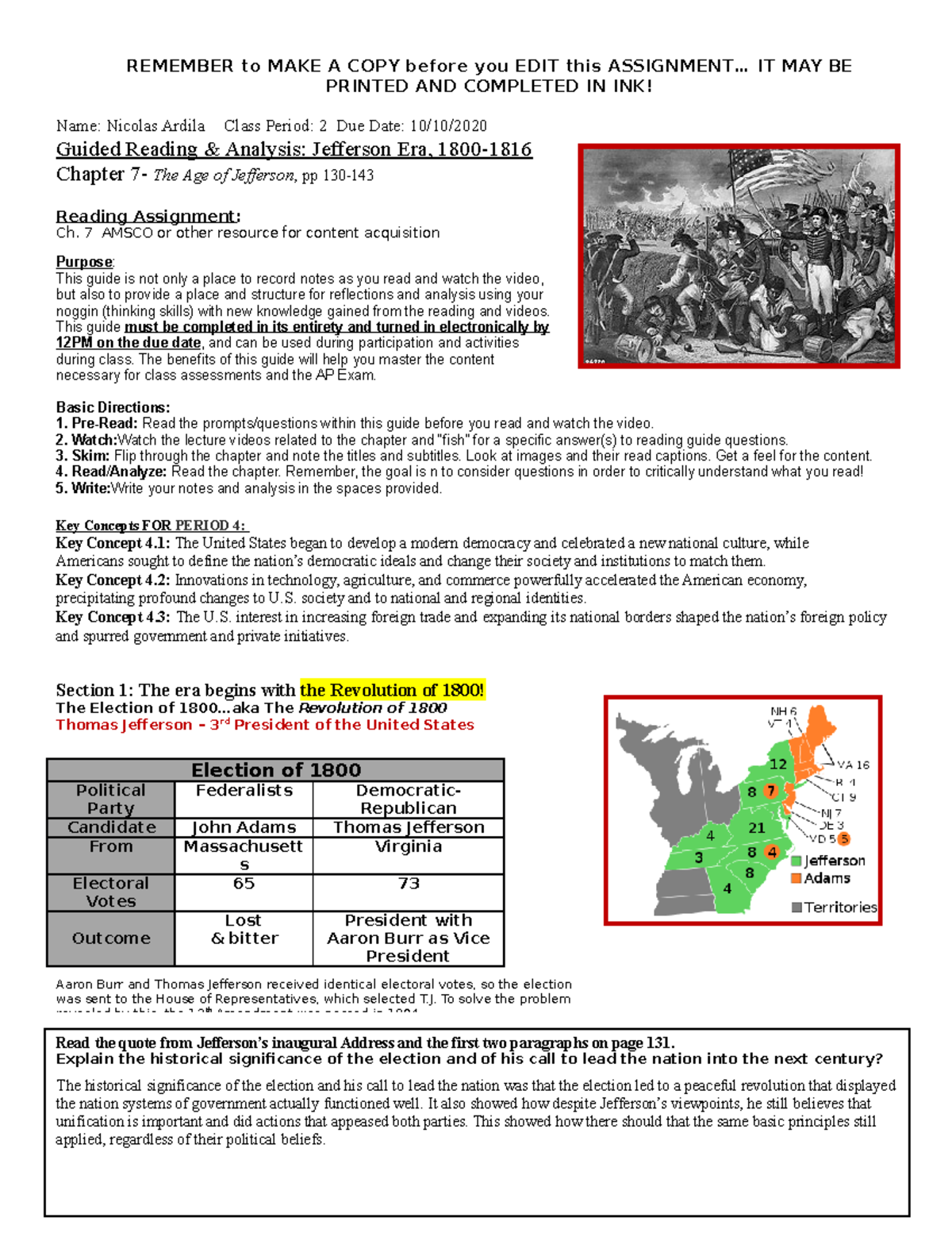 An overview of a unit in American History - REMEMBER to MAKE A COPY ...
