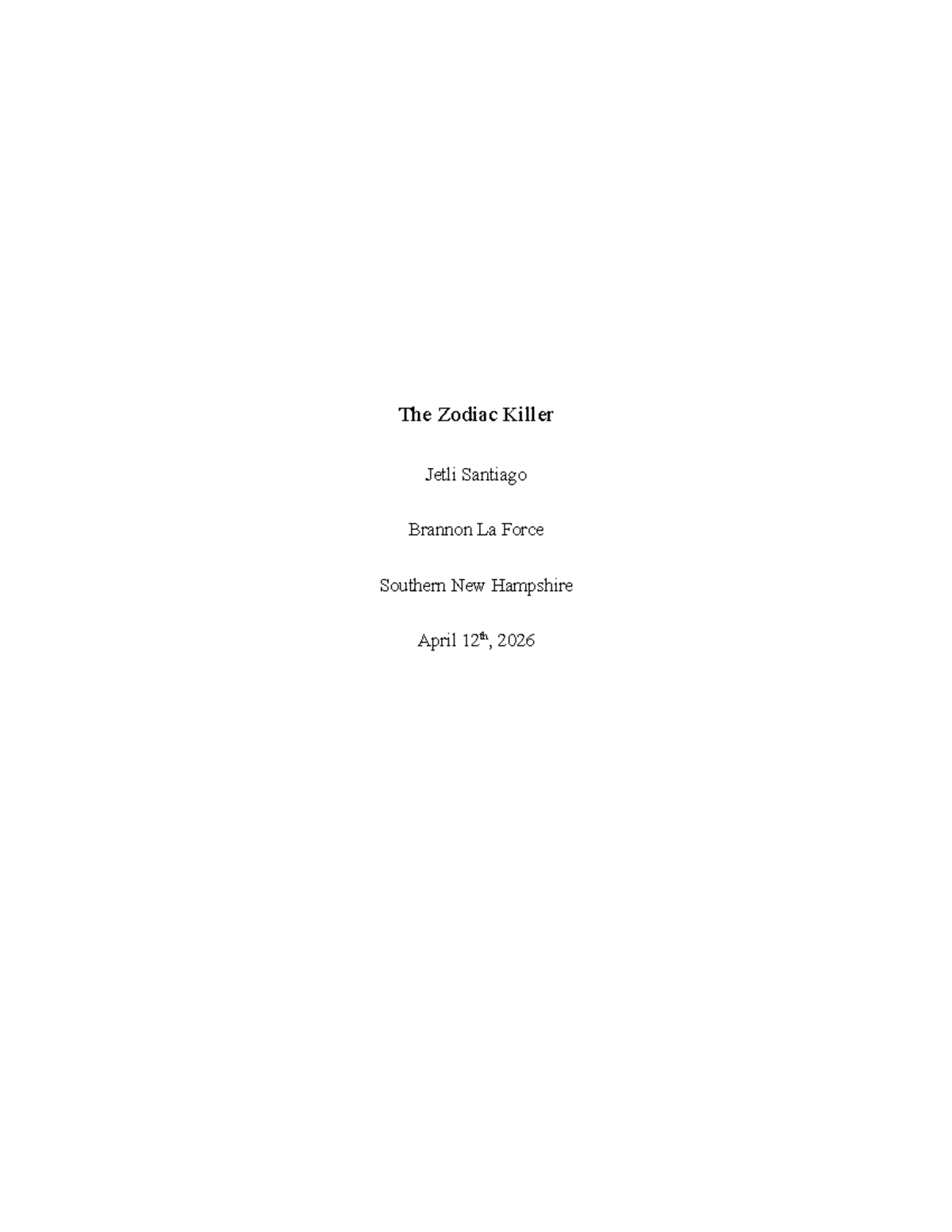 Zodiac Killer Case Study: Behavioral Analysis & Investigative Insights ...