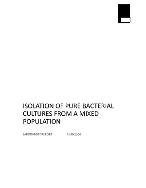 Serial Dilution Lab Report - Introduction As the name suggests, serial ...