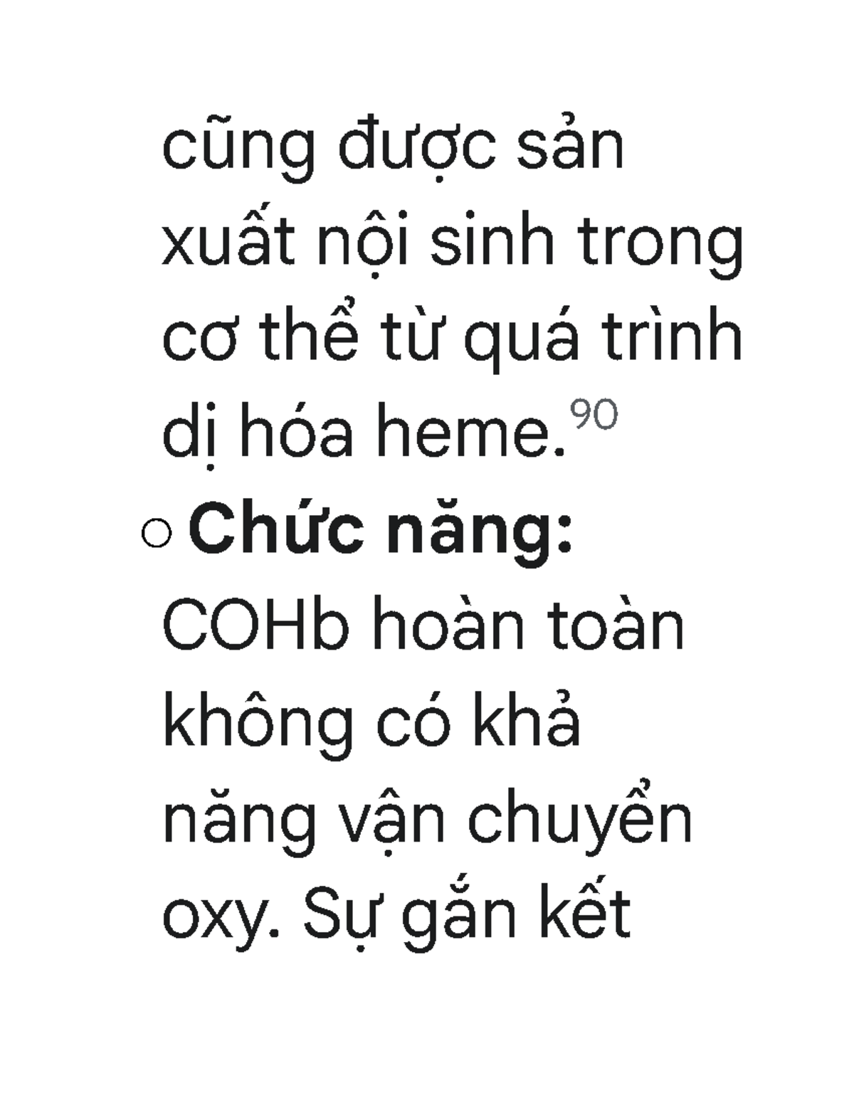 Quang học phân tử hemoglobin: Tương tác và Đặc điểm COHb, SulfHb - Studocu