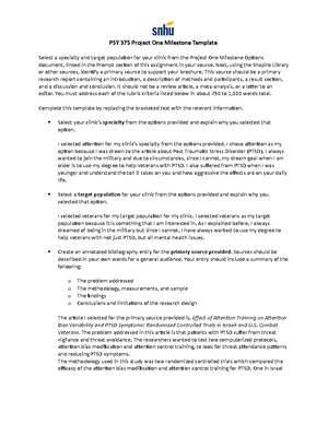 PSY 375 Module One Lab Worksheet: Simple Detection & Visual Search Analysis - Studocu