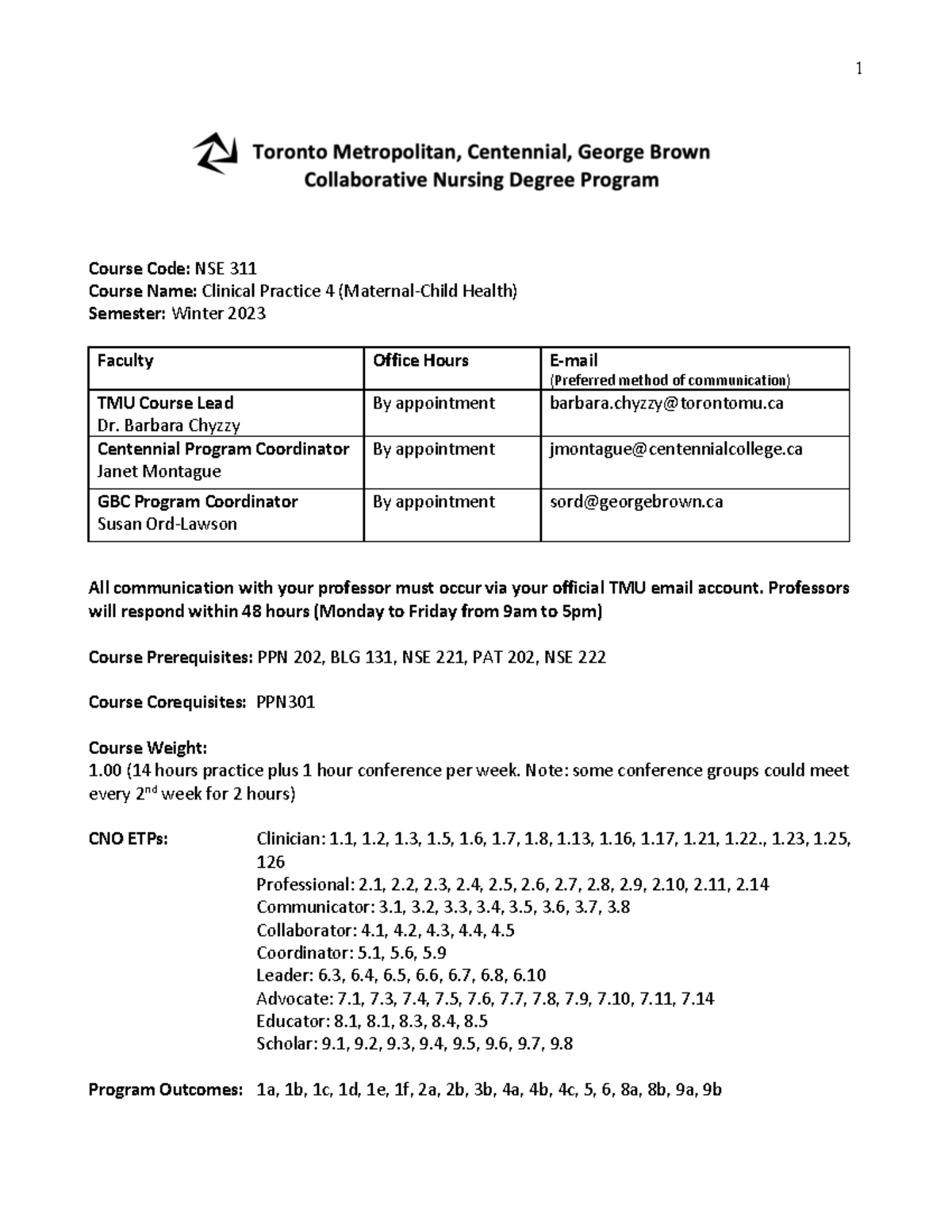 NSE 311 Clinical Practice 4 - Maternal-Child Health Overview and ...