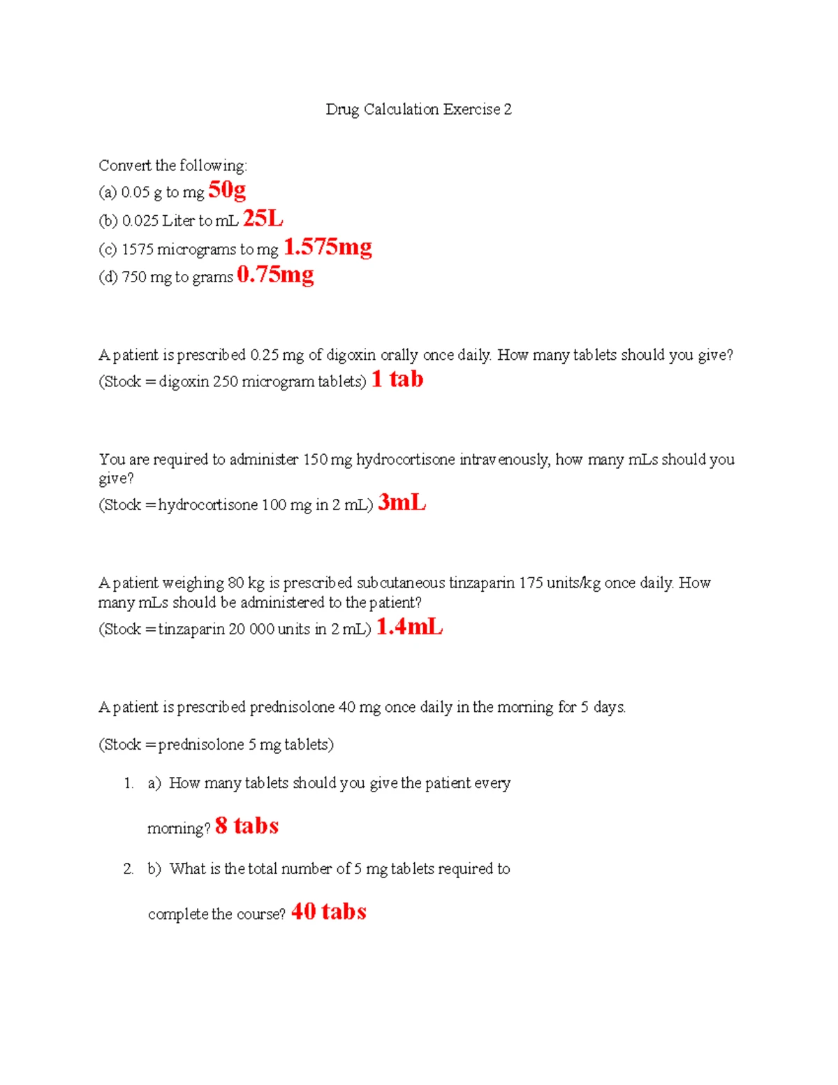 Components of a Medication Order - To ensure safety, accuracy, and ...