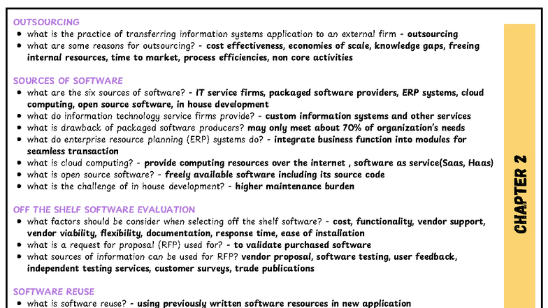 Notes on Software Sources and Development - ASM653 - Studocu