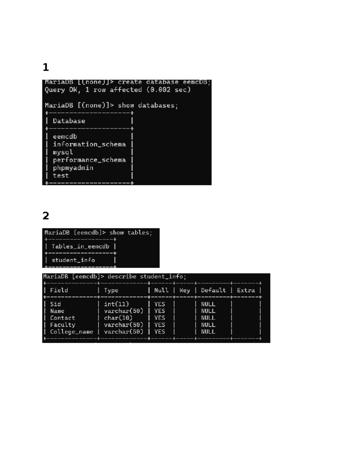 DBMS Practical Queries and Database Management (Course Code: 1) - Studocu