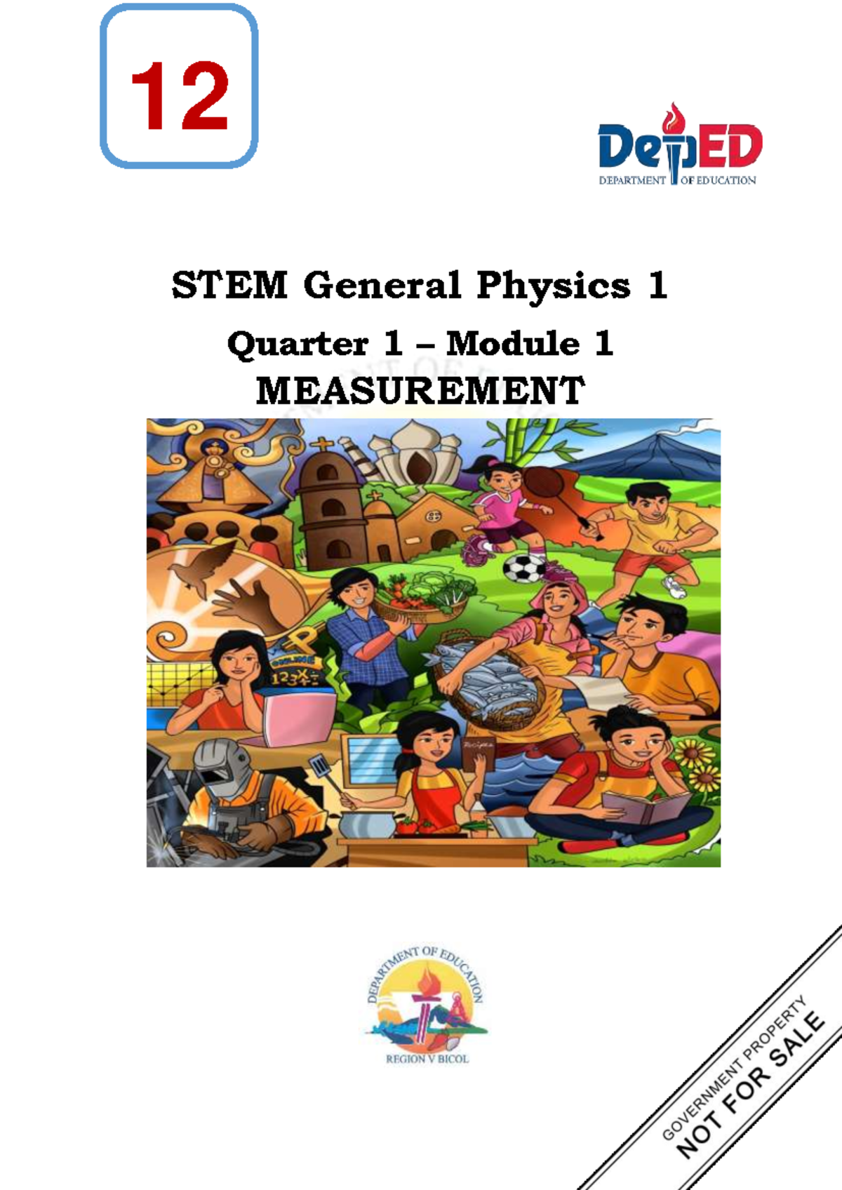 1-Module-1 Q1 General- Physics-1-1 - STEM General Physics 1 Quarter 1 – Module 1 MEASUREMENT 12 ...