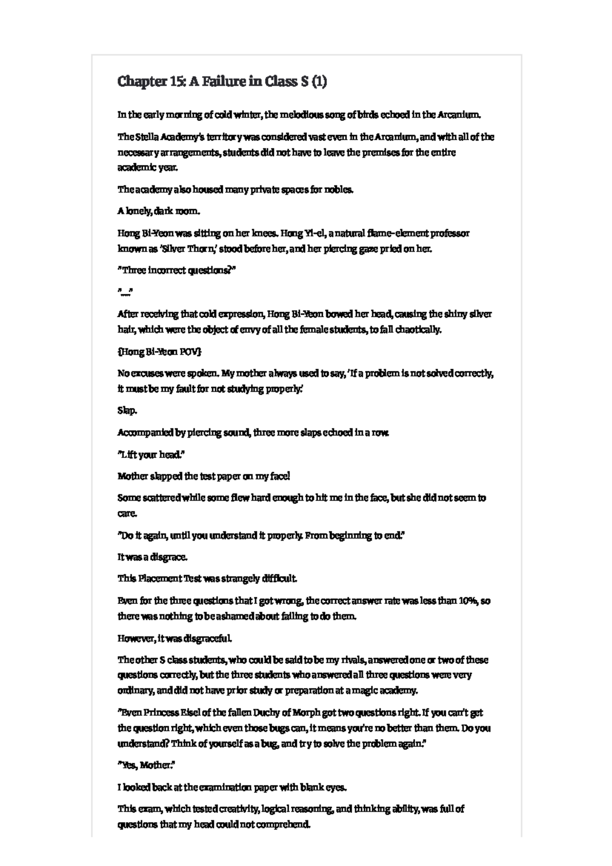 Chapter 15: A Failure in Class S - Struggles and Growth - Studocu