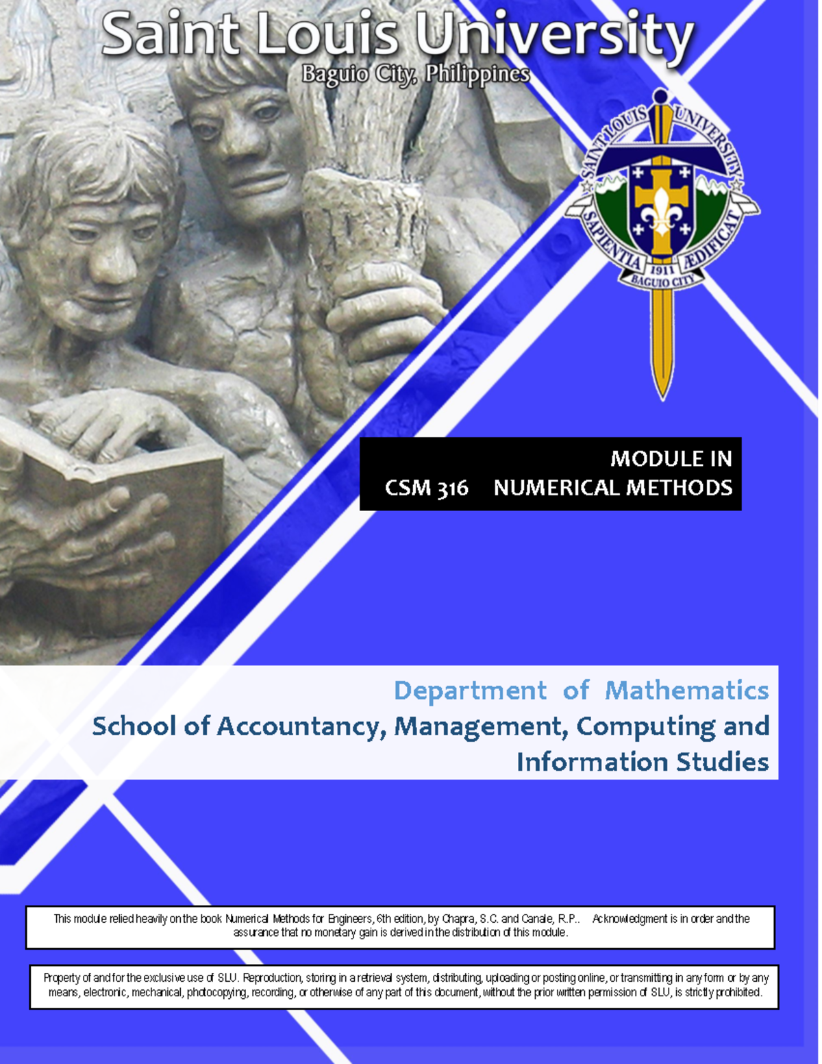 CSM 316 Numerical Methods: Module 1 Overview and Key Concepts - Studocu