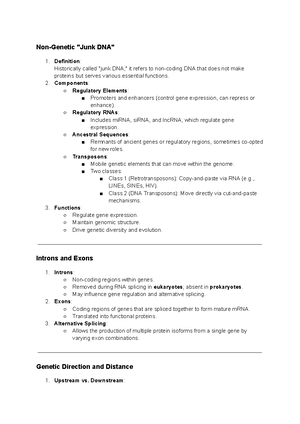 Cheat Sheet Genetics - Cheat Sheet Genetics DNA, RNA & Proteins Has ...