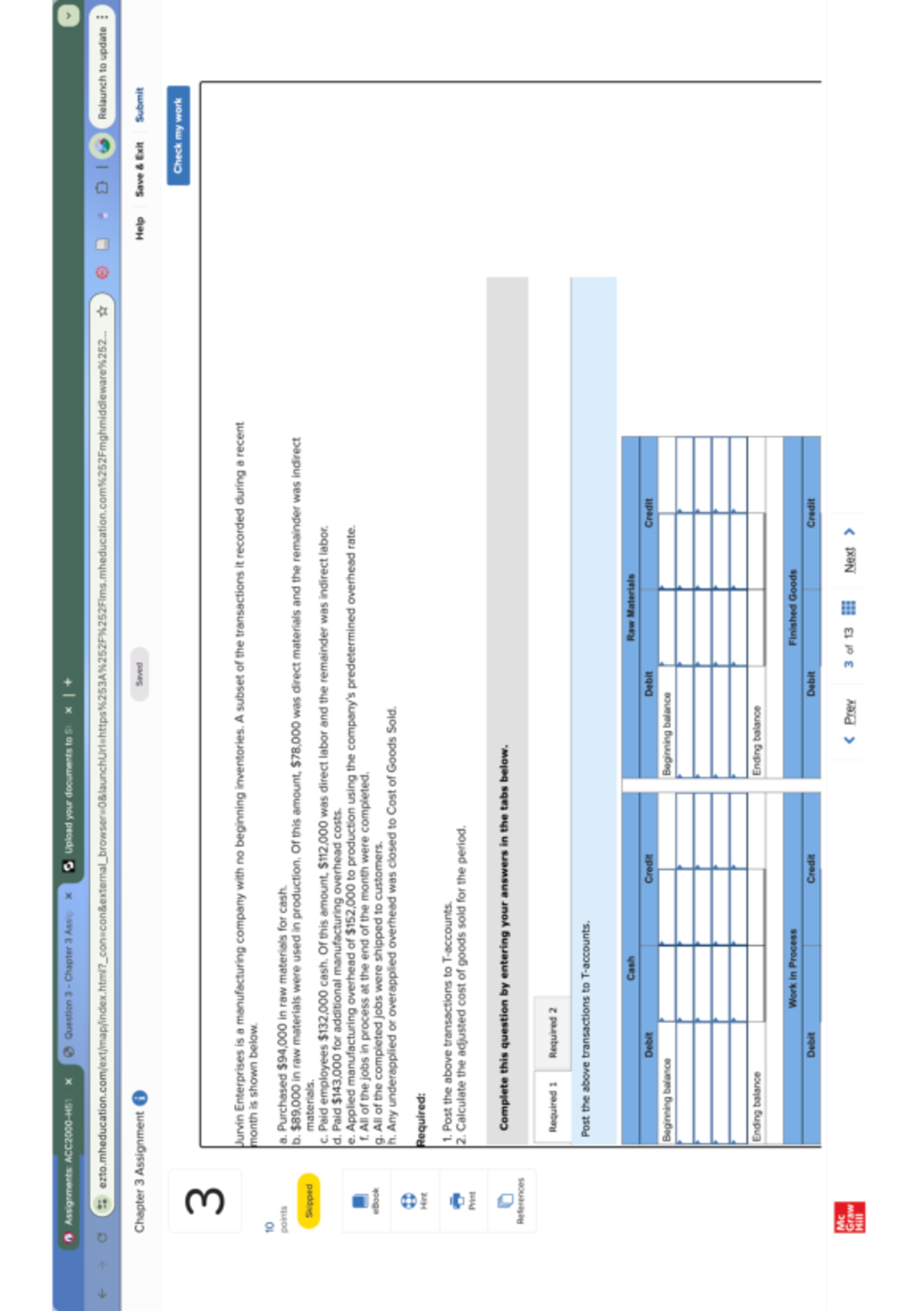 Screenshot 2025-01-27 at 14 - Assignments: Question 3 Chapter 3 Assig ...