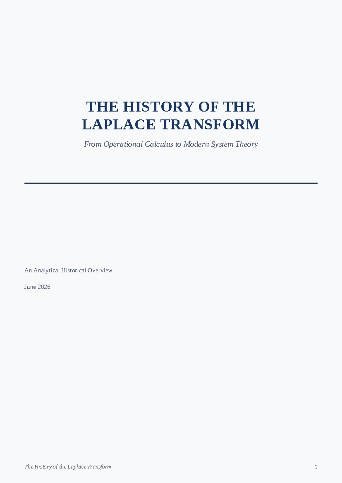 Laplace Transform History: From Calculus to Modern Engineering Insights ...