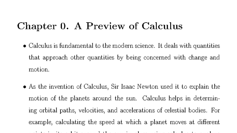 Chapter 1: Functions and Models in Calculus (MA1508-2025A) - Studocu