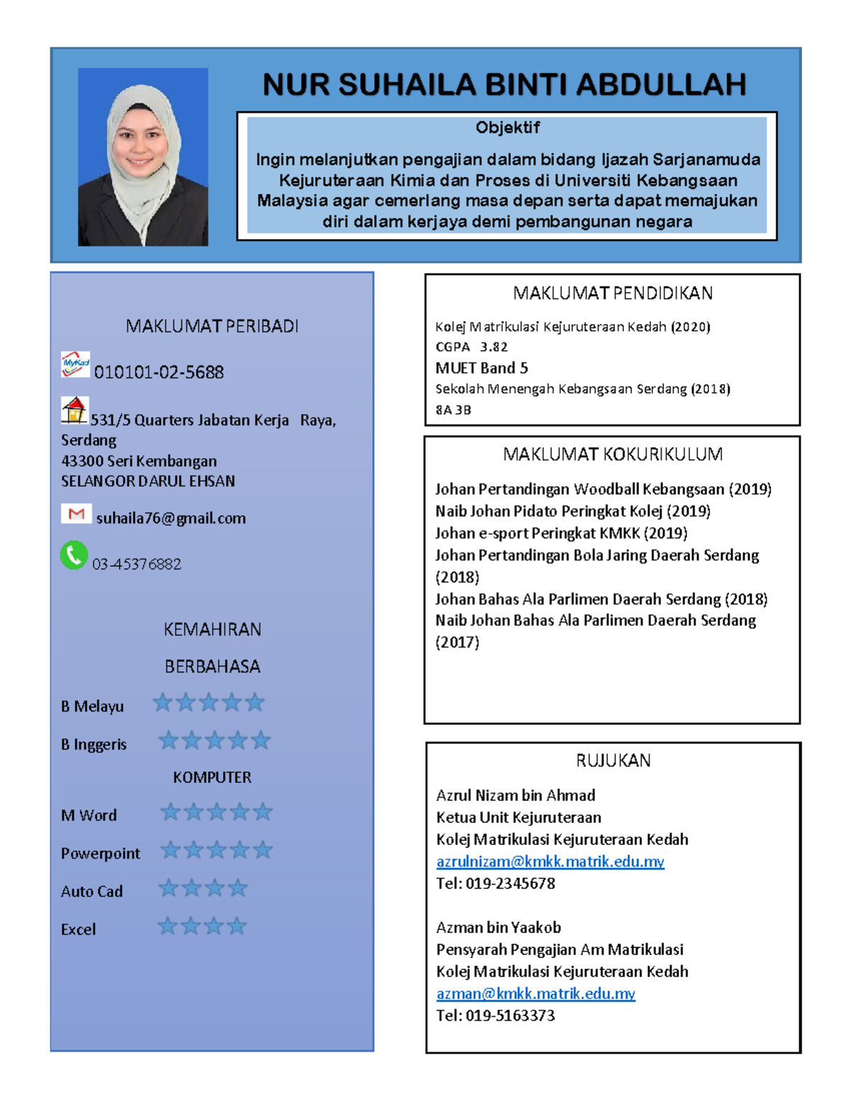 Contoh Objektif Dalam Resume Bahasa Melayu Melayu - Infoupdate.org