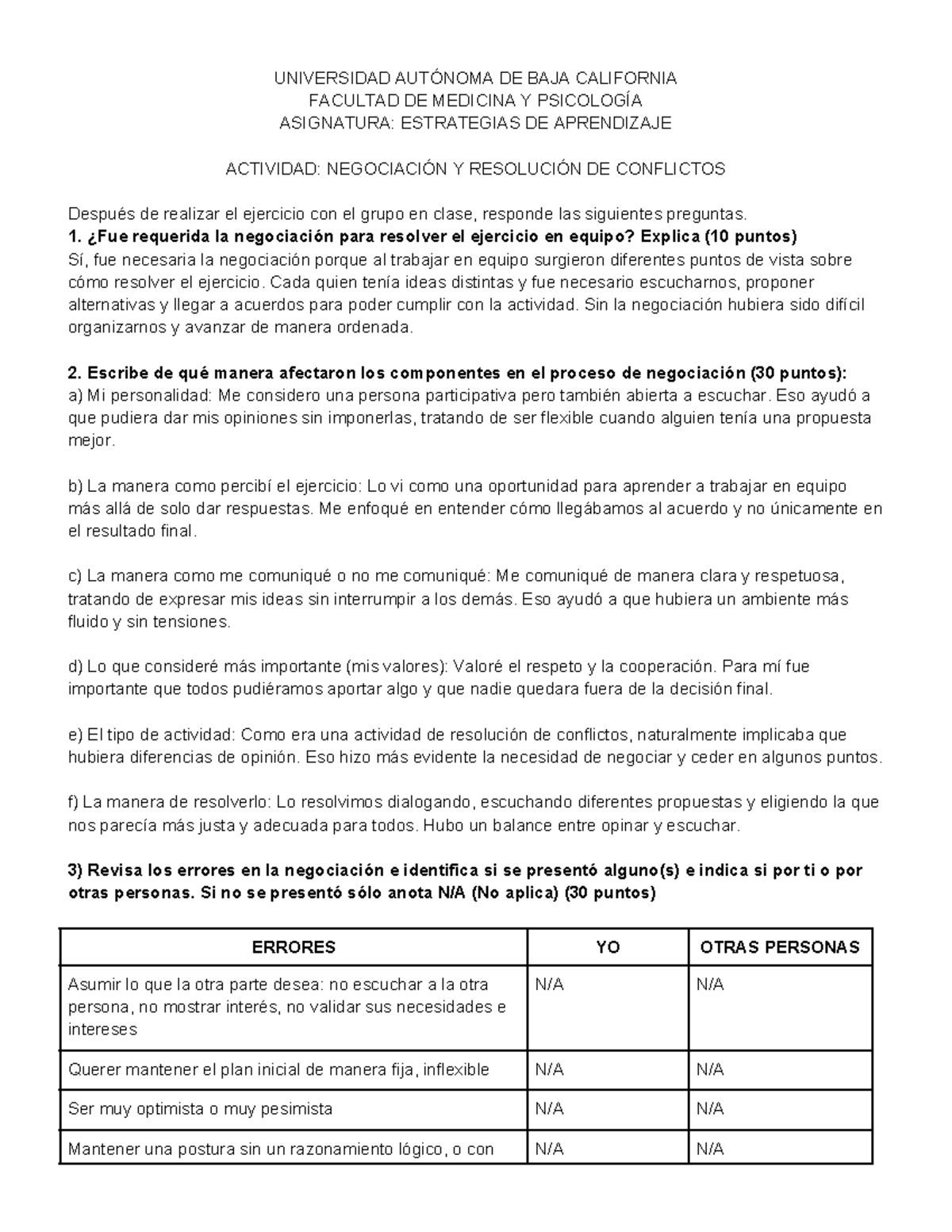 Estrategias de Aprendizaje: Negociación y Resolución de Conflictos ...