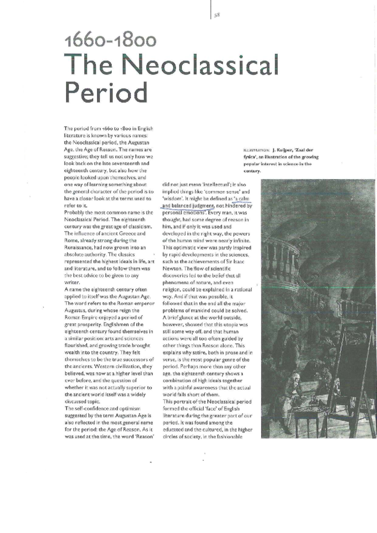 58 The Neoclassical Period: An Overview of English Literature (1660 ...