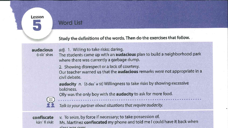 Wordly Wise Book 8 - Lesson 5 Vocabulary Study Guide - Studocu