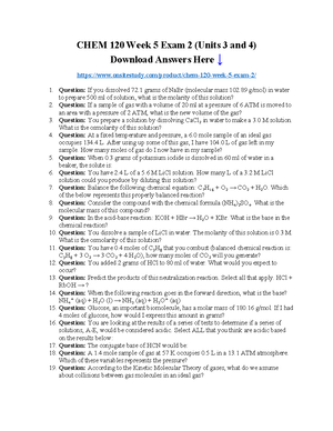 Chem 101 reflection on essential vitamins and minerals - Studocu