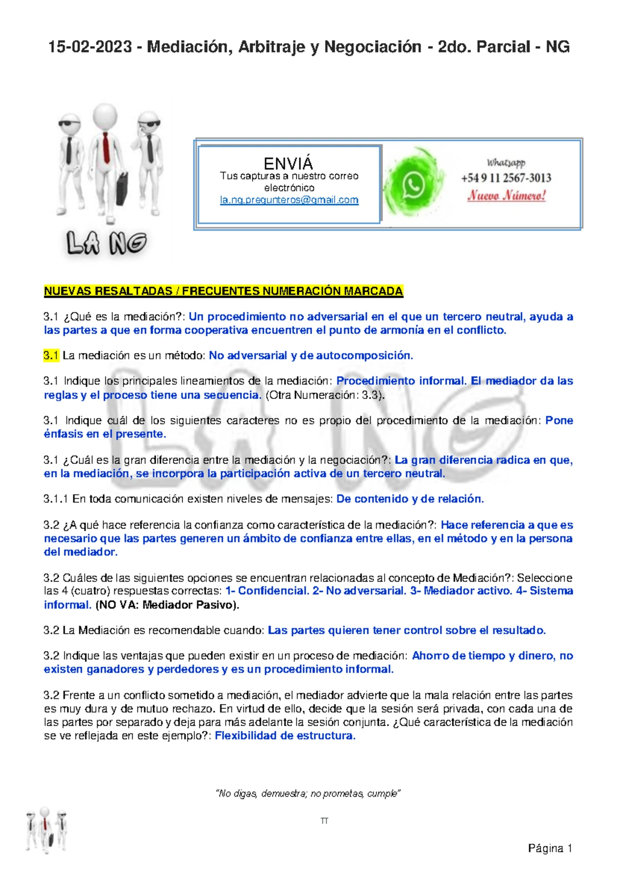 Trabajo Práctico N.º 4: Tipos de Arbitraje en Mediación y Negociación - Studocu