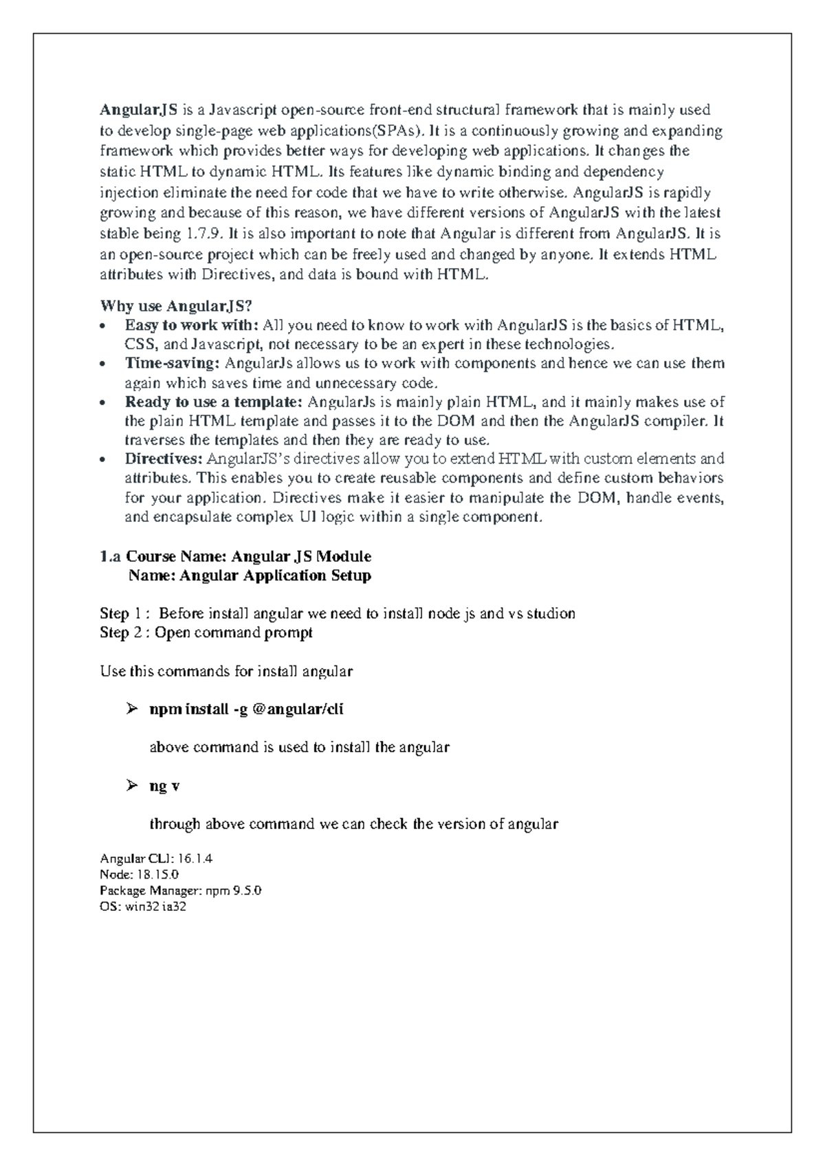 Ajsrecord - Practical material - AngularJS is a Javascript open-source ...