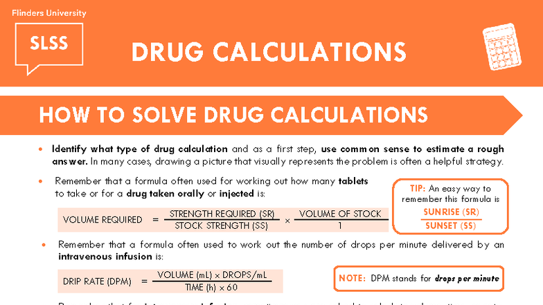 Drug Calculations Guide: Techniques & Examples for Nursing Students ...