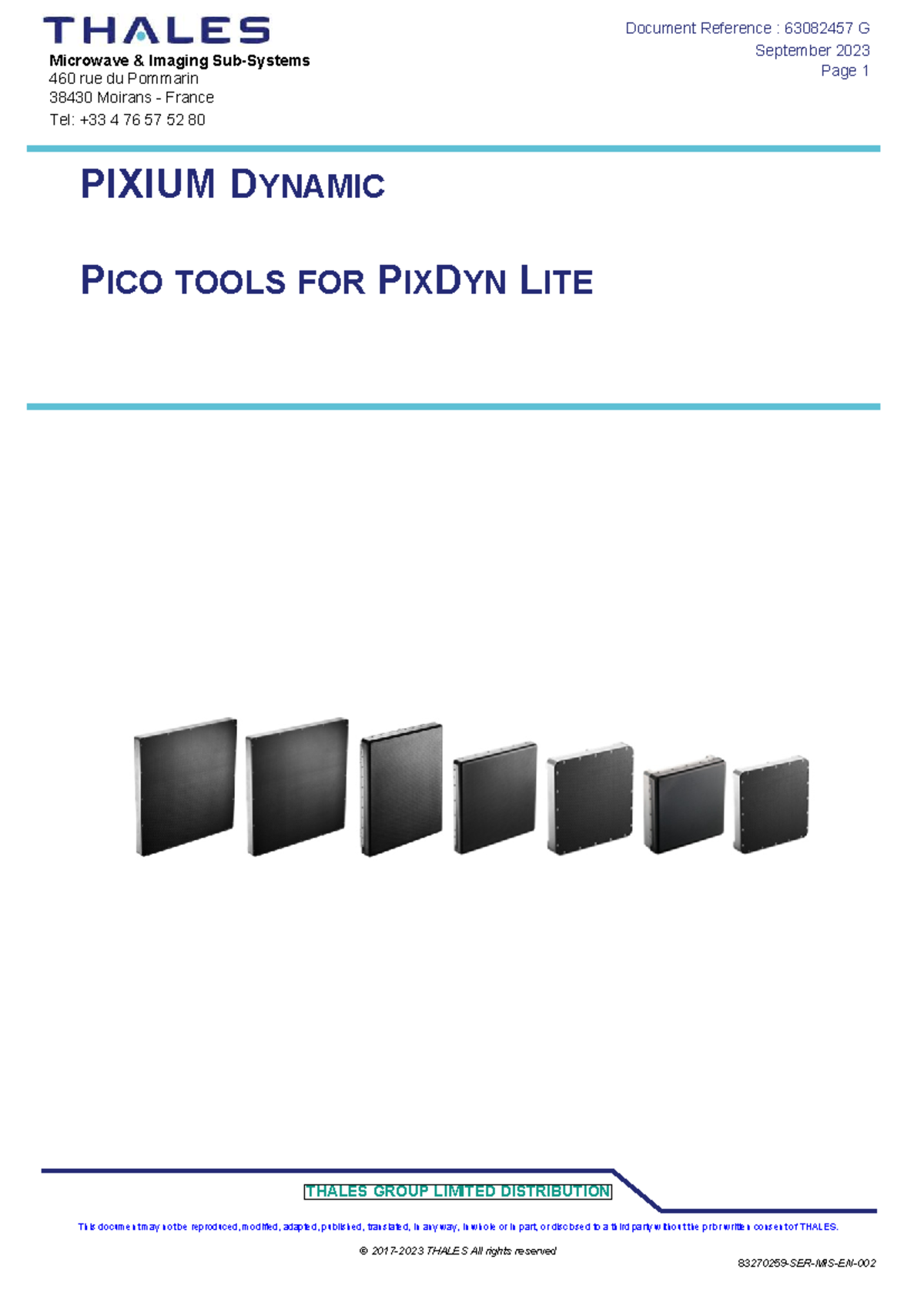 User Manual for Pico Tools (PixDyn Lite) - Document 63082457 G - Studocu