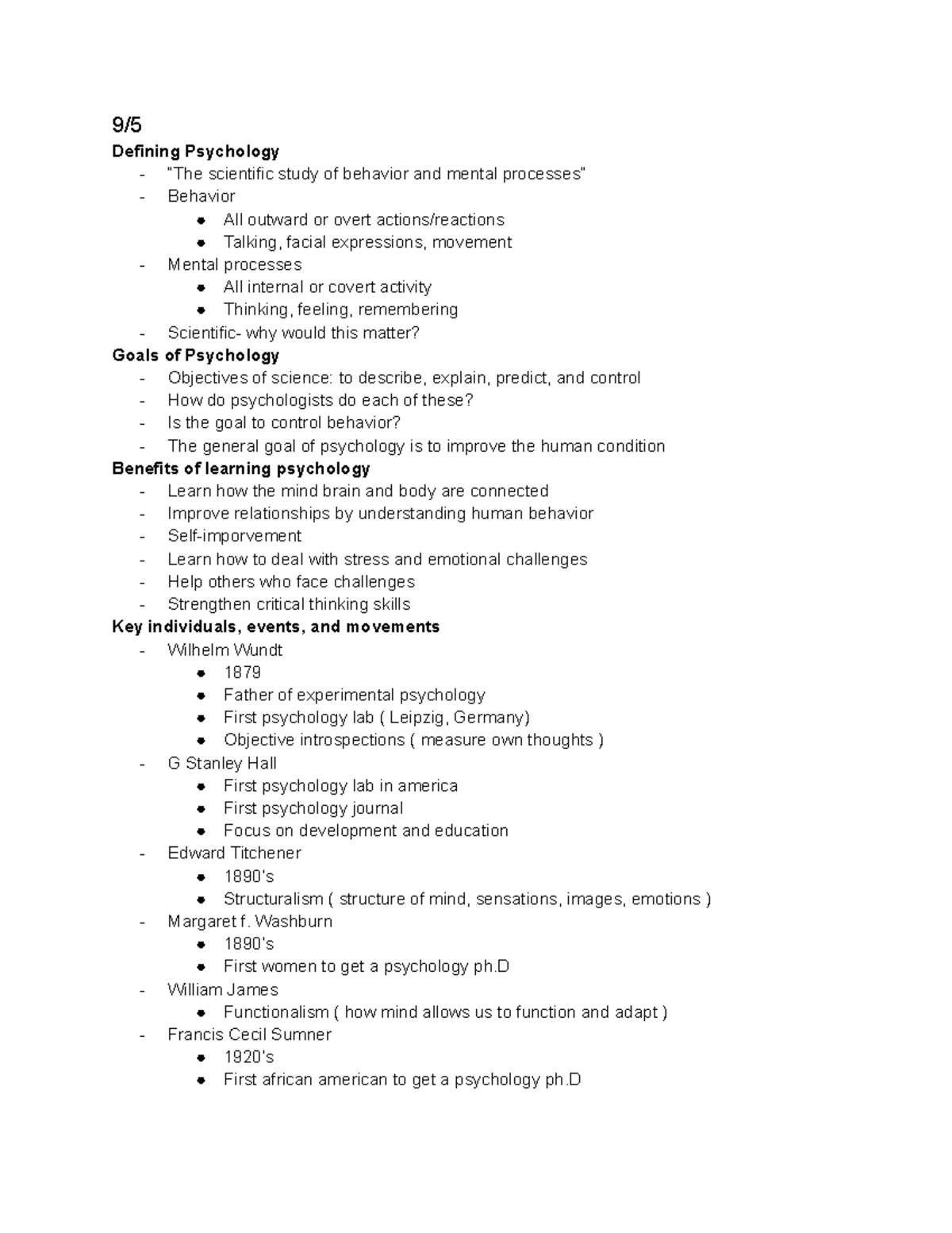 Brain and Behavioral Psychology Overview: Key Concepts & Methods (PSY ...