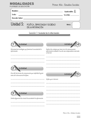CE5° - Libro de ejercios quinto grado - Matemática Matemática 5 Cuaderno de ejercicios Cuaderno ...