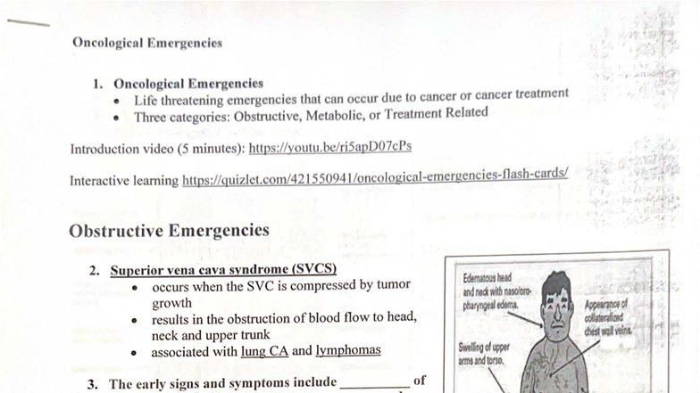 Oncological Emergencies: Critical Insights and Management Strategies ...