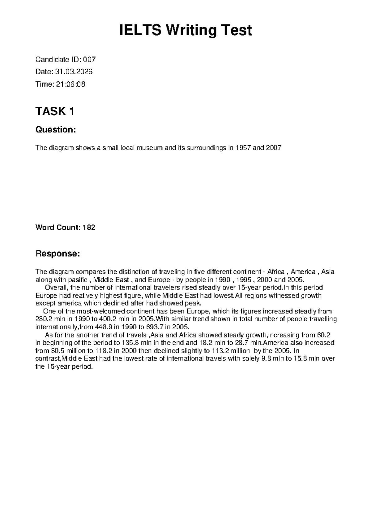 IELTS Writing Test 007 - Task 1 & 2 Analysis and Insights - Studocu