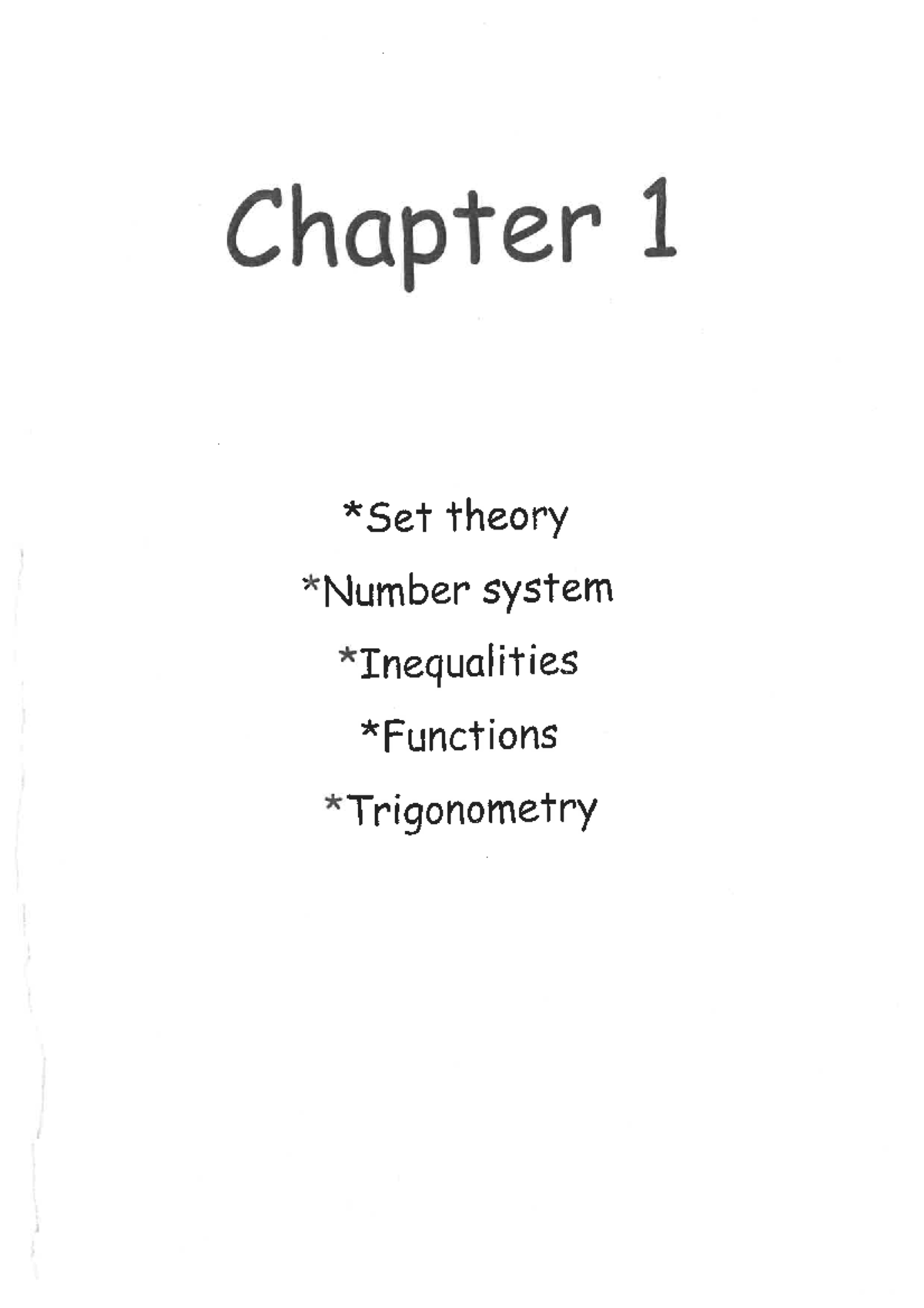 Math195 Precalculus: Chapter 1 - Set Theory, Functions, and ...