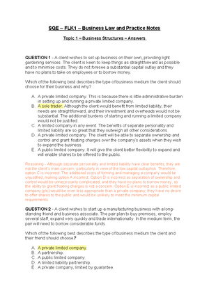 SQE2 Drafting Execution Clauses: Guidance and Examples - Studocu